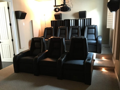 Adding a Home Theater Riser to an Enthusiast's Room | Acoustic ...